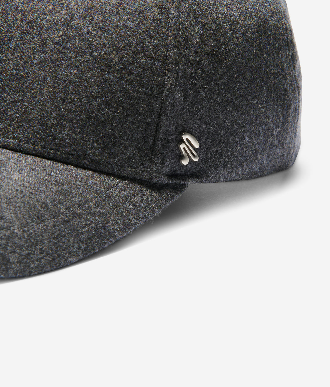 Stiksen │ 107 Wool Cashmere Grey Baseball Cap